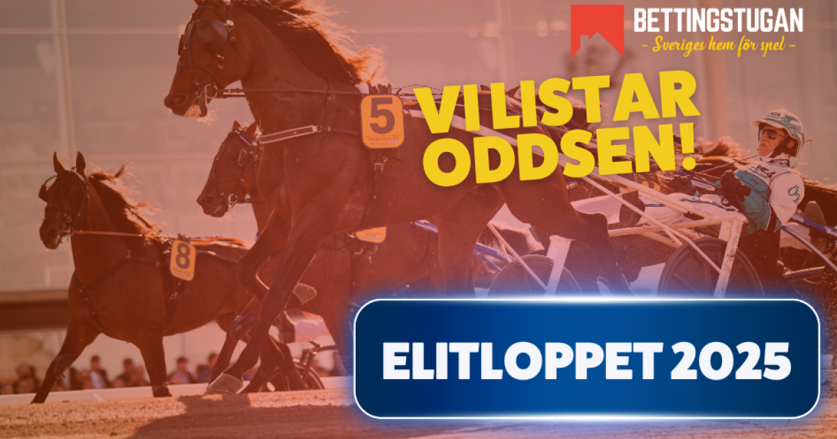 Elitloppet 2025: Vem vinner? Så lyder oddsen! » Nyhet